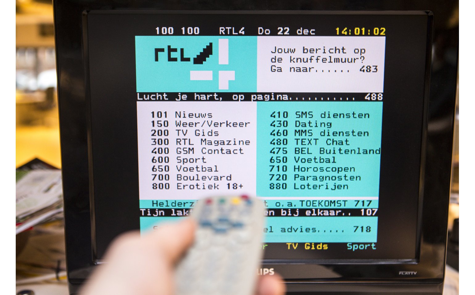 Online drukt teletekst verder weg | Totaal TV