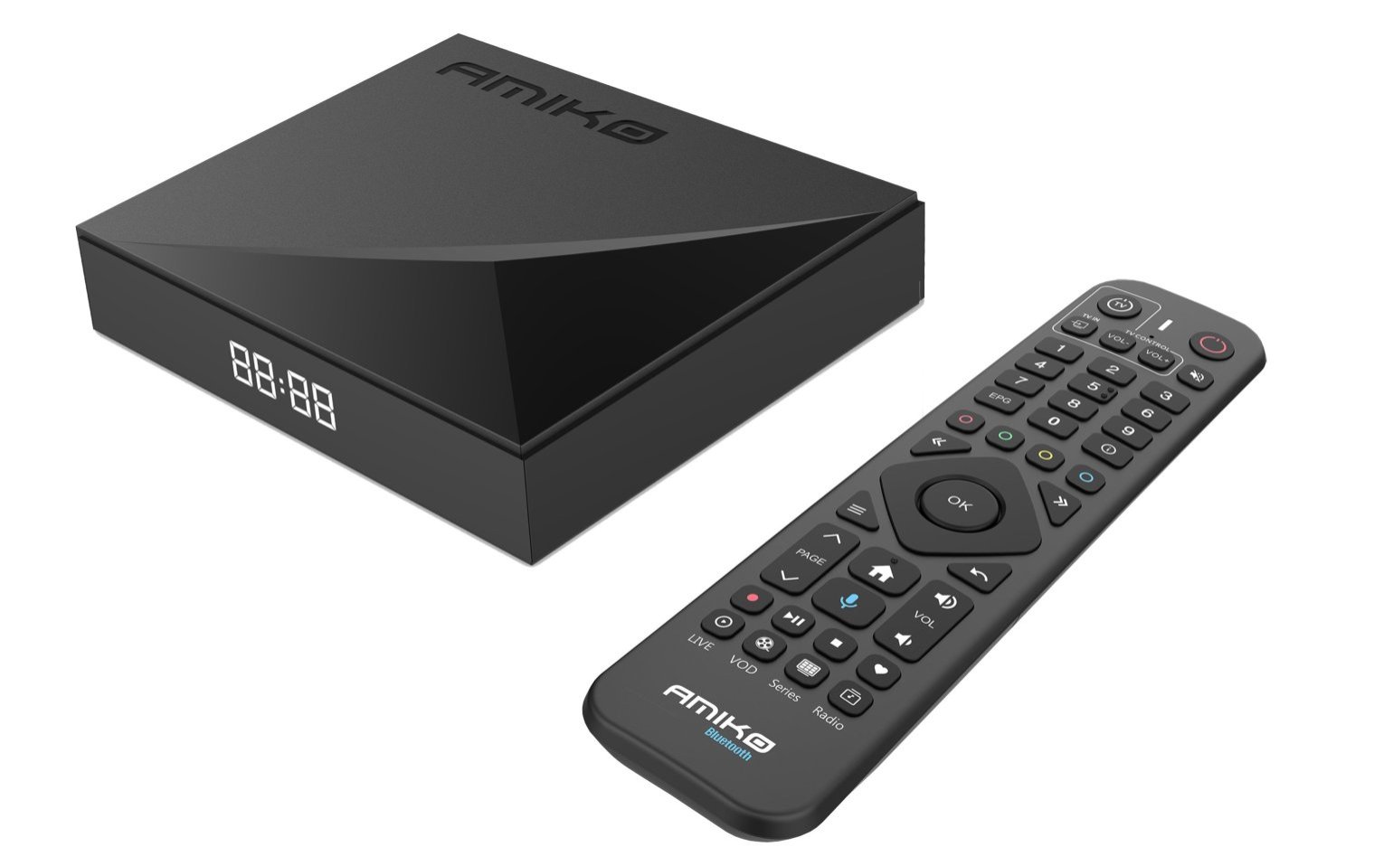 De Amiko A11 Gold mediaspeler draait op Android, niet Android TV ...