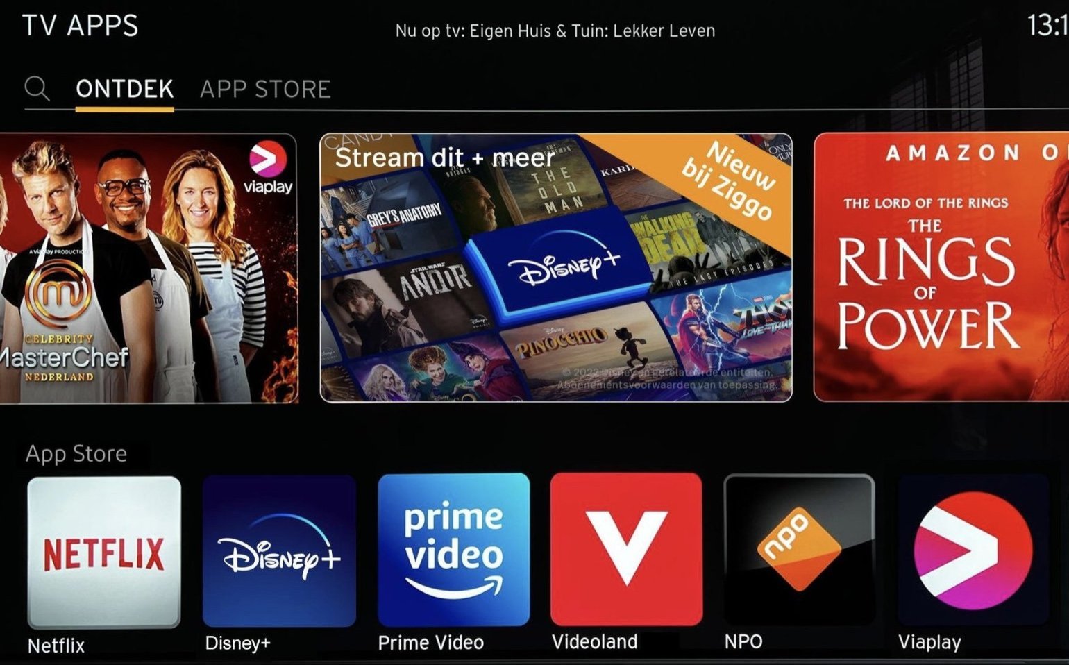 Ziggo zet in op entertainment: acht diensten via decoder | Totaal TV